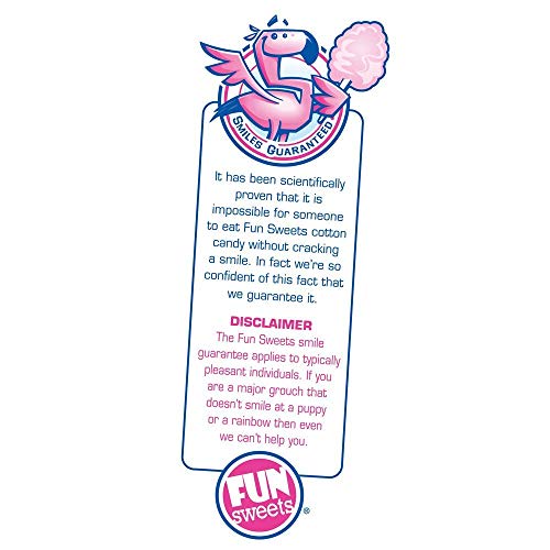 Fun Sweets Cotton Candy (Classic Pink & Blue Blend, 12 Count)