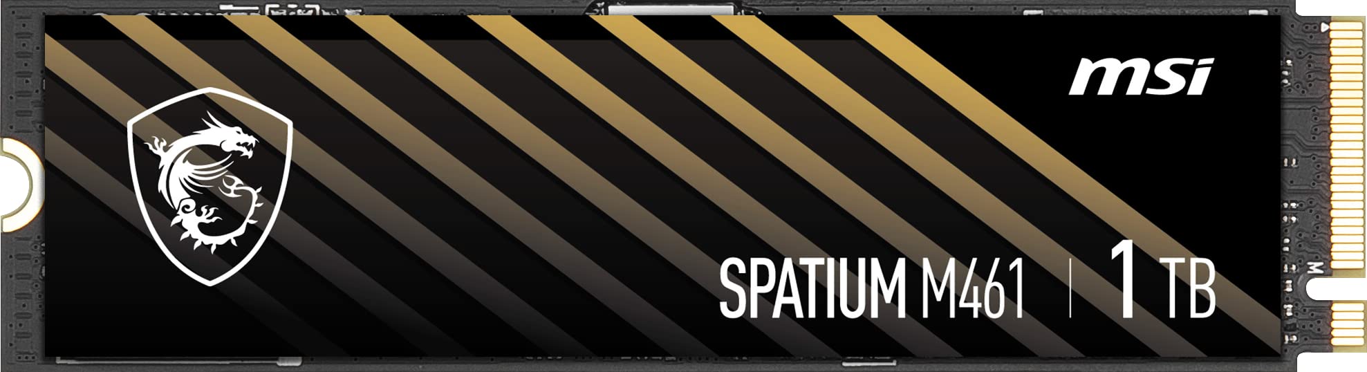 MSI SPATIUM M461 PCIe 4.0 NVMe M.2 1TB Internal SSD PCIe Gen4 NVMe