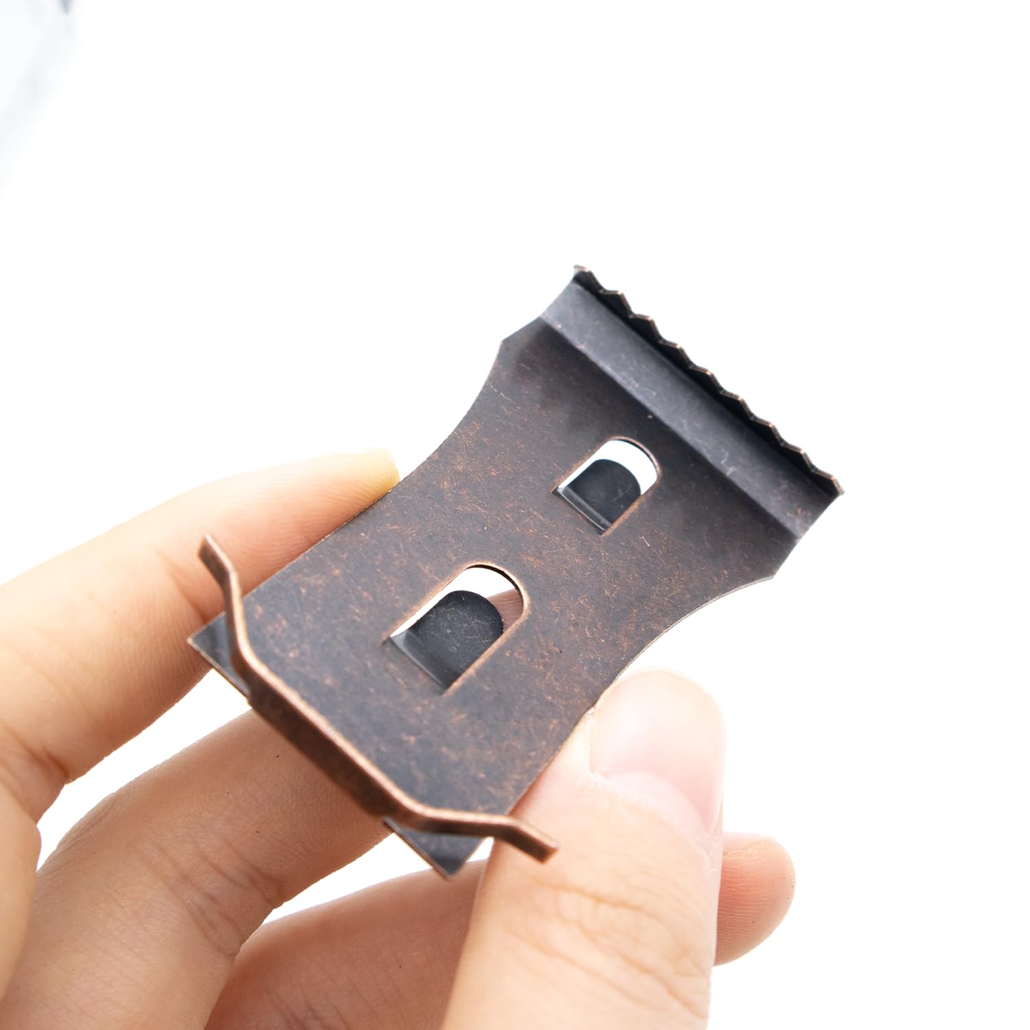 YaBeHo (10 Pack) Brick Hook Clips Outdoor Brick Hangers Wall Clips for Hanging,Fits 2.25 to 2.4Inch Bricks