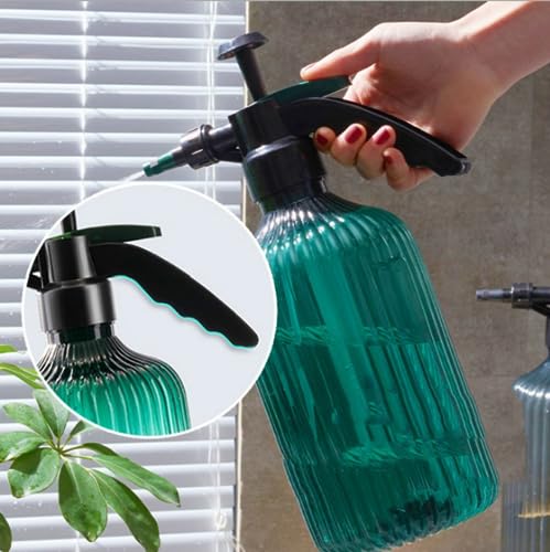 QinPai 2L Roman Column Watering can Succulent Manual Plastic Alcohol Spray Gardening Sprinkling can Watering Pneumatic Sprinkling can