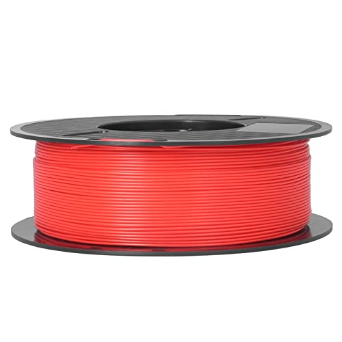 PLA Filament, 1kg 3D Printer Consumable Bubble Free Smokeless for Printing(Red)