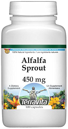 TerraVita Alfalfa Sprout - 450 mg (100 Capsules, ZIN: 518852) - 2 Pack