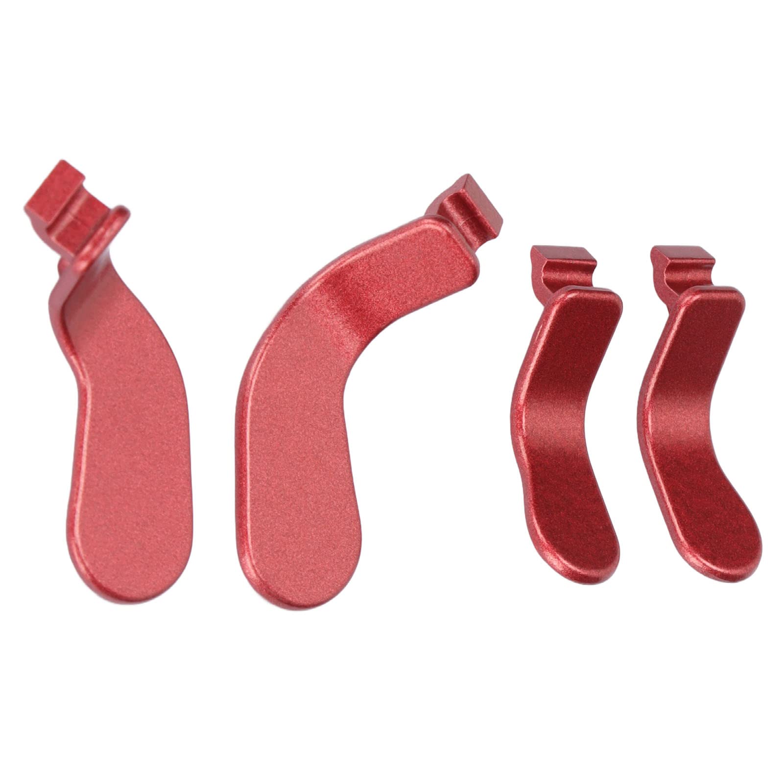 Metal Paddles, Stainless Steel Fashion Appearance Interchangeable Paddles Red 4pcs Easy To Replace for Xbox One Elite Series 2