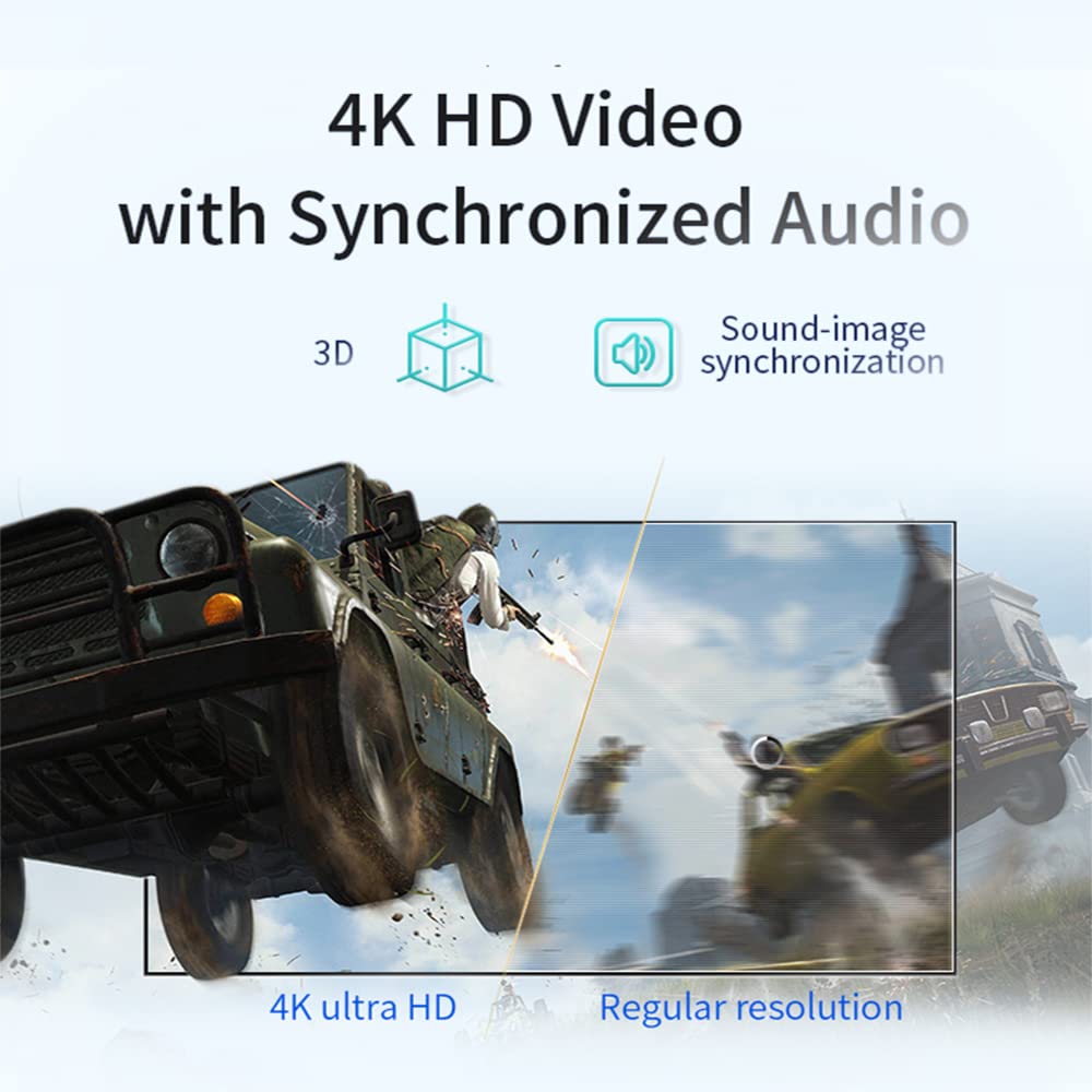 Wireless HDMI Transmitter and Receiver 4K,JCHICI Streaming Media Video/Audio/File Wireless HDMI Extender,Casting 5G Signal from Laptop,PC,Phone,Camera to HDTV,Monitor,Projector¡