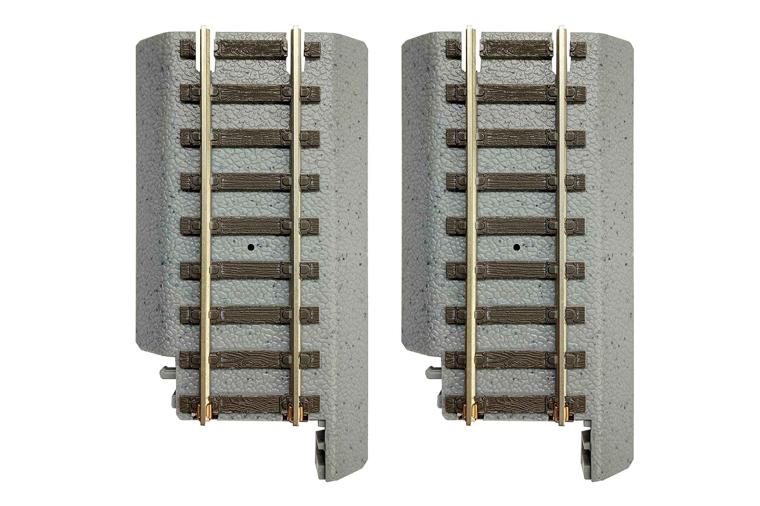 Walthers Trainline HO Scale Model Track Adapter 2 Pack - Power-Loc Track(Tm)
