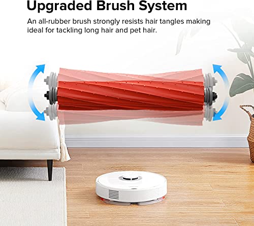 roborock Q7 Max Robot Vacuum and Mop Cleaner, 4200Pa Strong Suction, Lidar Navigation, Multi-Level Mapping, No-Go&No-Mop Zones, 180mins Runtime, Works with Alexa, Perfect for Pet Hair(White)