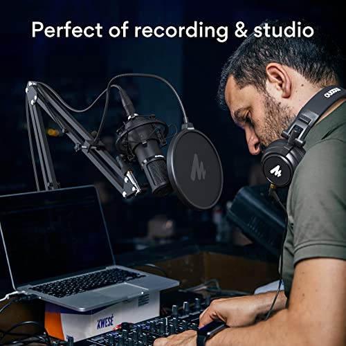 MAONO XLR Condenser Microphone, Professional Cardioid Studio Recording Mic for Streaming, Podcasting, Singing, Voice-Over, Vocal, Home-Studio, YouTube, Skype, Twitch (PM320S)
