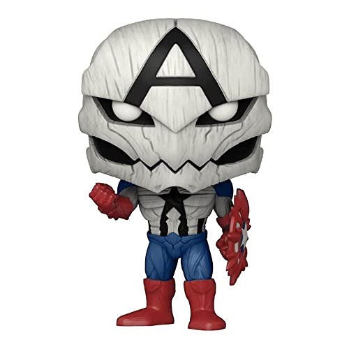 Funko Pop Marvel Venom Poison Captain America #856 Special Edition Vinyl Figure