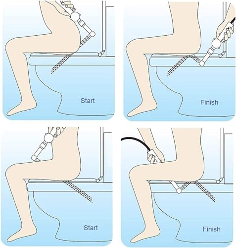 RinseWorks - Aquaus 360 Handheld Bidet Sprayer for Toilet (Scratch & Dent) (Brass Sprayer)