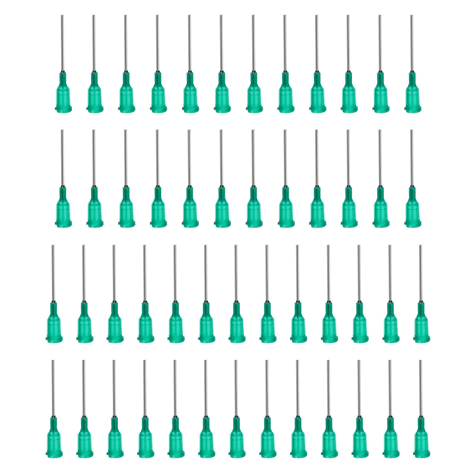 PATIKIL Blunt Tip Dispensing Needles 1 Inch, 100 Pcs 18G Industrial Liquid Dispenser Needle with Lure Lock for Refilling Liquid Inks Adhesive Glue