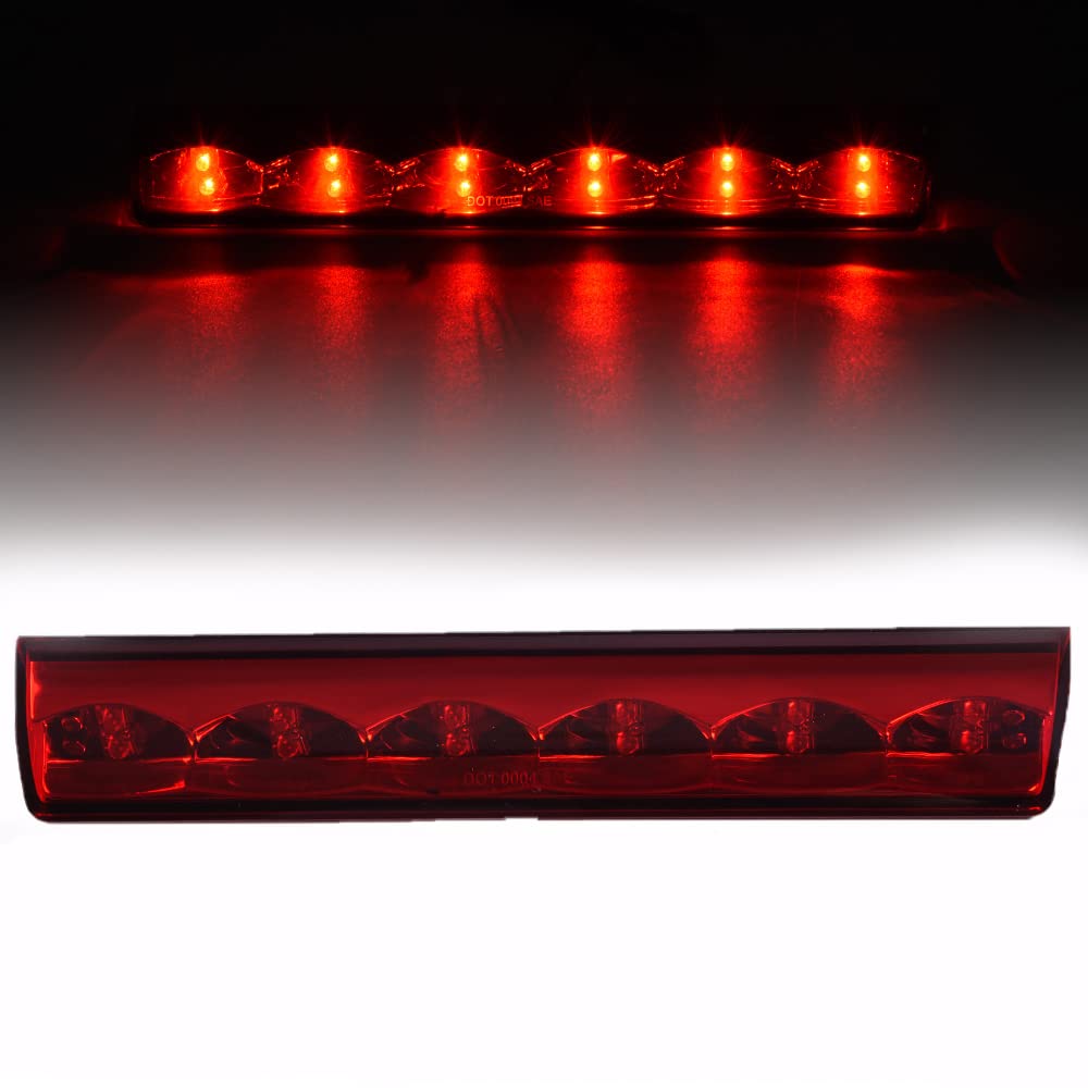 GRAND ORANGE LED New Truck cap Compatible with Topper, Leer, ARE,CENTURY Clear Third Brake Light Mount 3rd Brake Lamps