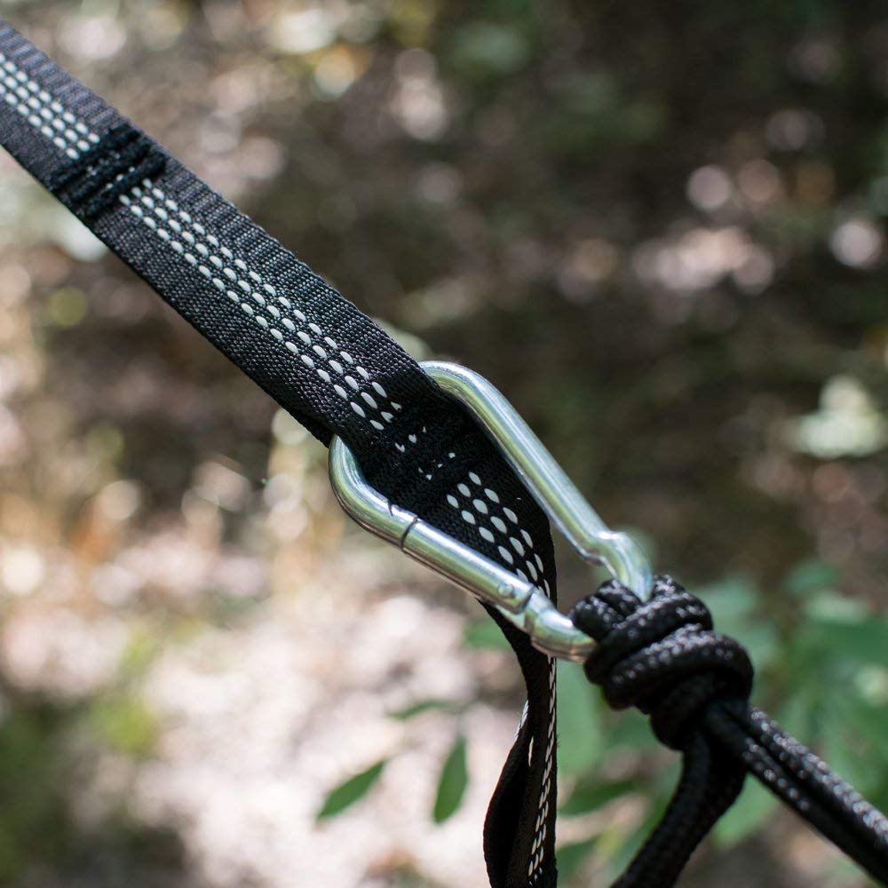 Fox Outfitters Vine Hammock Straps - Super Long 11 ft Hammock Strap Suspension System for Camping, Backpacking, Beach, Backyard Hammock Setup. Non-Stretch Polyester. Set of 2
