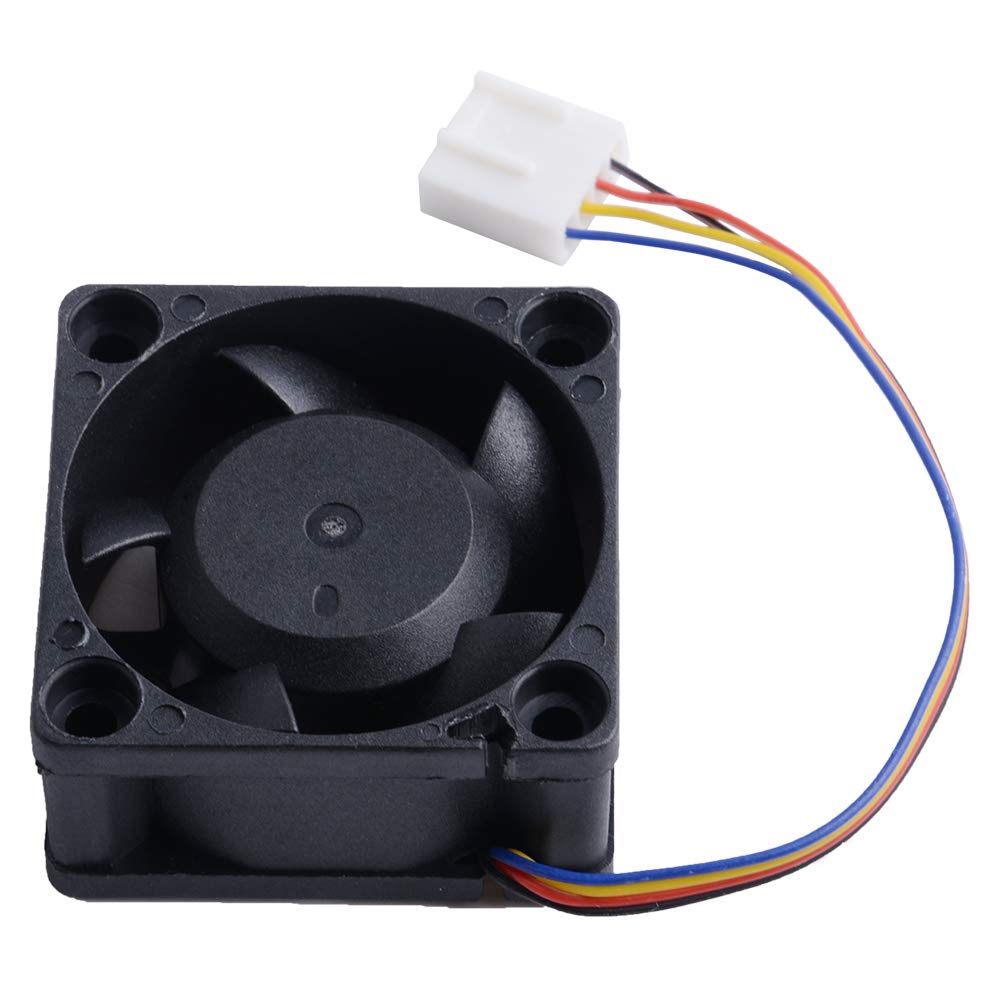 GeeekPi 2-Pack Fan for NVIDIA Jetson Nano, DC 5V 4020 Cooling Fan 40mm×40mm×20mm with Dual Ball Bearing PWM Speed Adjustment Strong Cooling Air Fan with 4PIN Reverse-Proof Connector