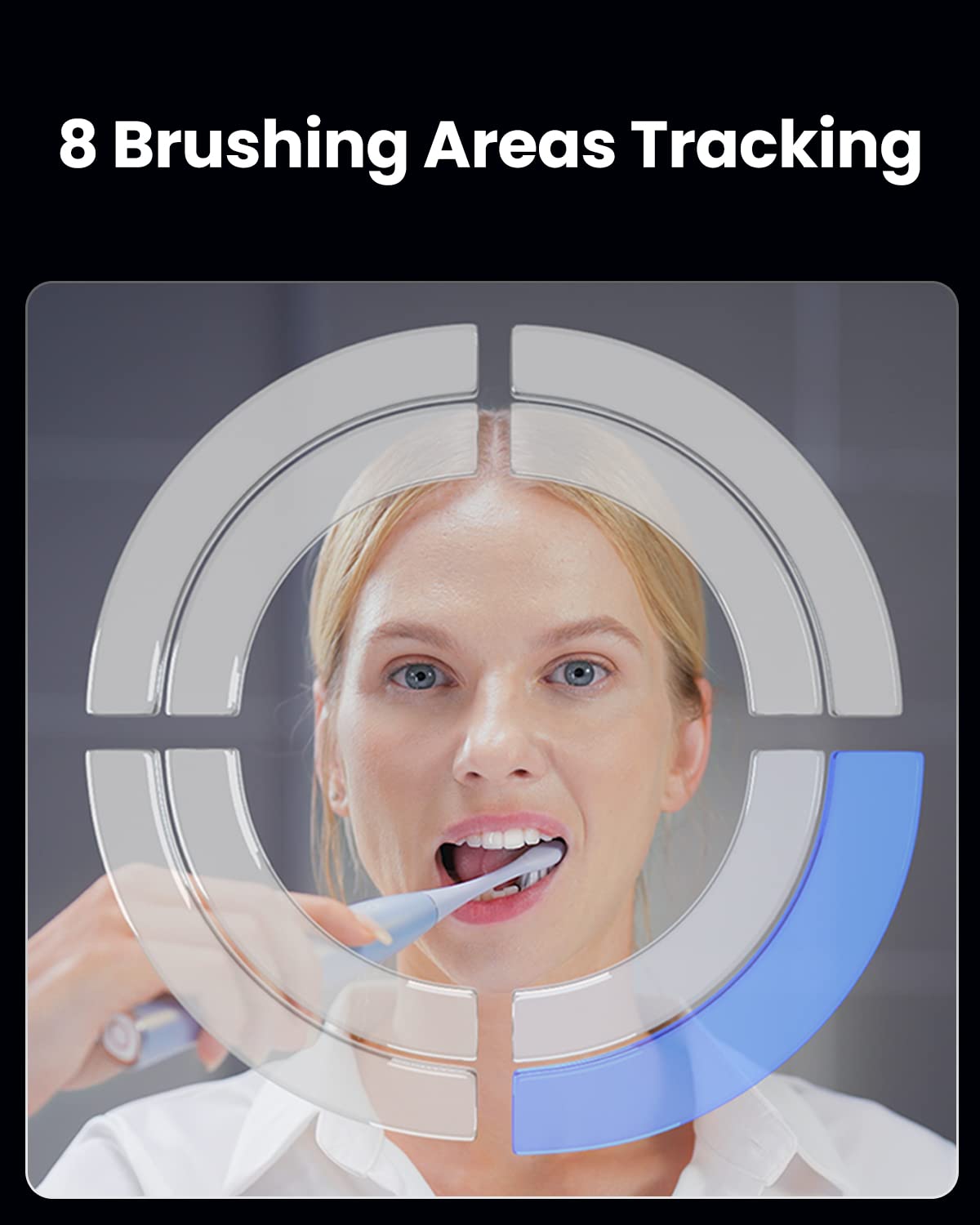 Oclean Electric Toothbrush, X Pro Digital Smart Sonic Toothbrush for Adults,2X Deep Cleaning,Real-time 8 Areas Tracking w Touch Screen, 3 Modes,Fast Charge Lasts 30 Days,Magnetic Wall Mounted-Silver