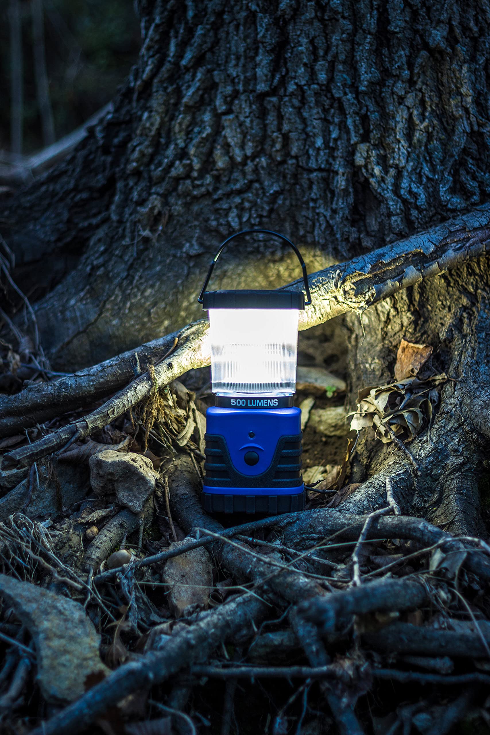 Stansport 500 Lumen Lantern with SMD Bulb, Blue/Black, one Size