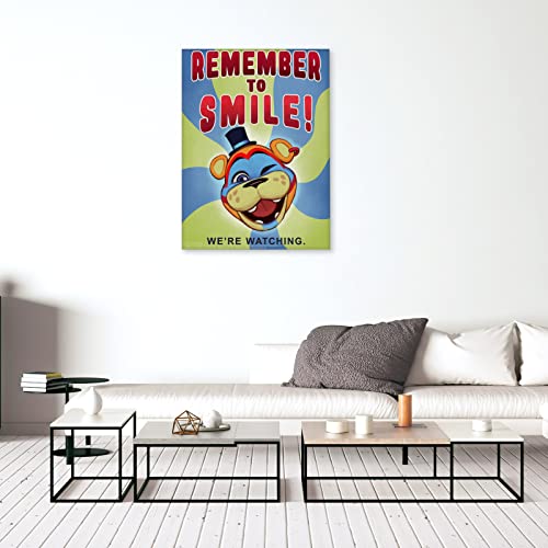 LuxBay Canvas Posters, FF Merch Security Bug Unframed Wall Art Print For Home, Office, Dorm Decoration 12 X 18 Inch