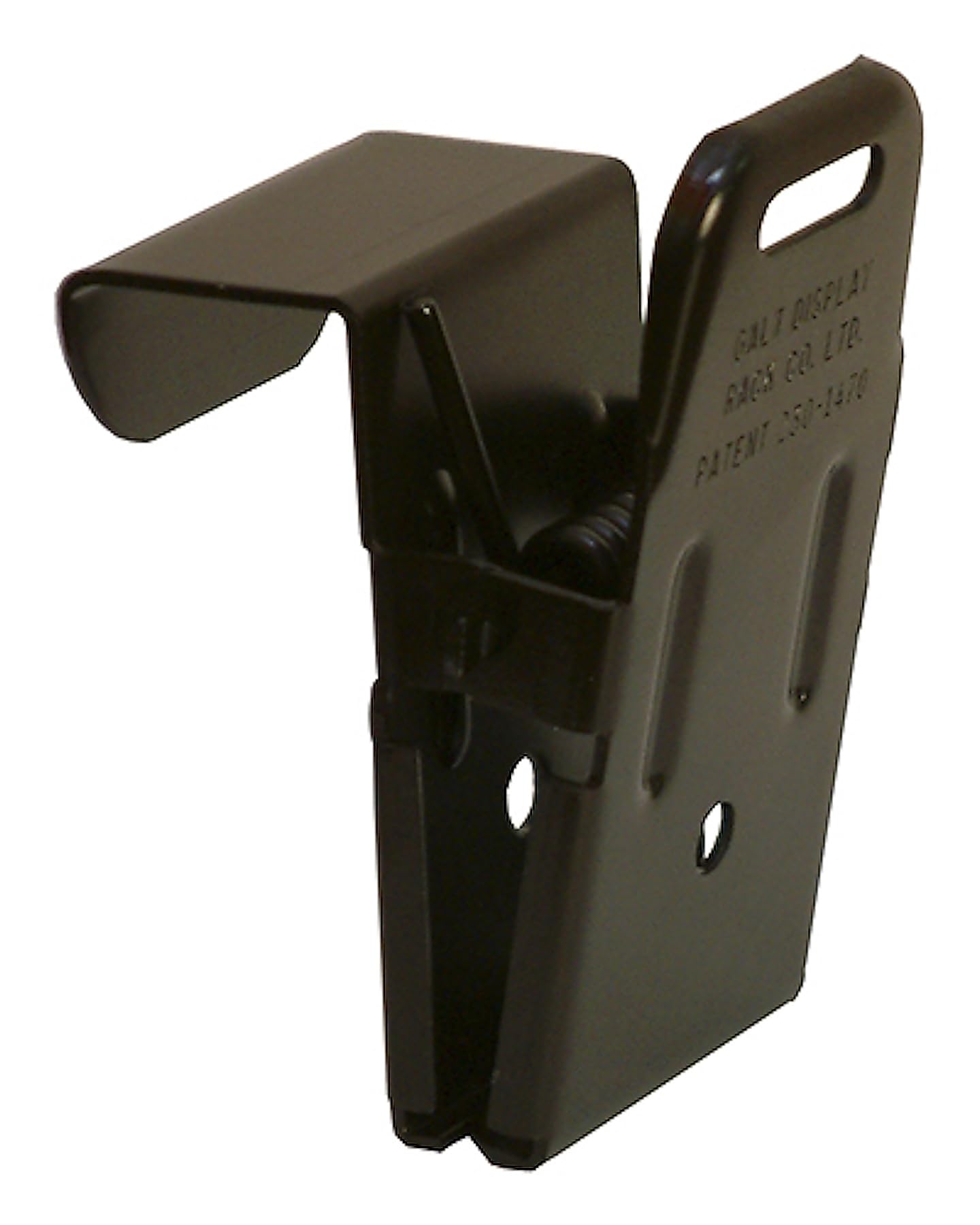 Rug Display Clips Heavy Duty Carpet Hanging Clip for 1 Inch Square Rod, Black, Qty 4