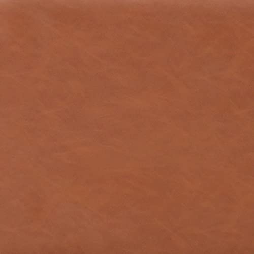 Serta Triton 78” Stationary Sofa, Modern Decor Love Seat Couch Living Room, Upholstered Faux Leather Sofas Furniture, Solid Easy to Install Couch for Bedroom, Caramel Brown