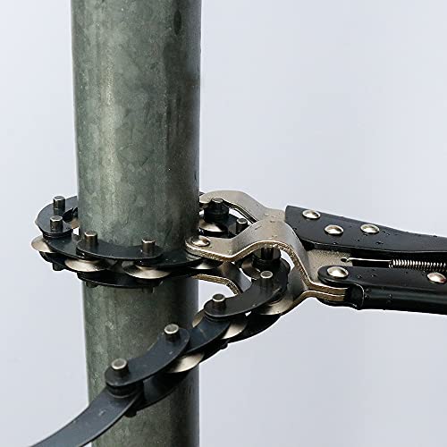 MacWork Tailpipe Cutter,Exhaust Tube Chain Cutter,Features Pipe Cutter Chain/Cutting Wheels,Black