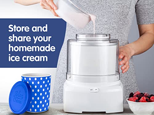 Polar Creme Ice Cream Containers for Homemade Ice Cream - 2 Containers - 1.5 Quart Each