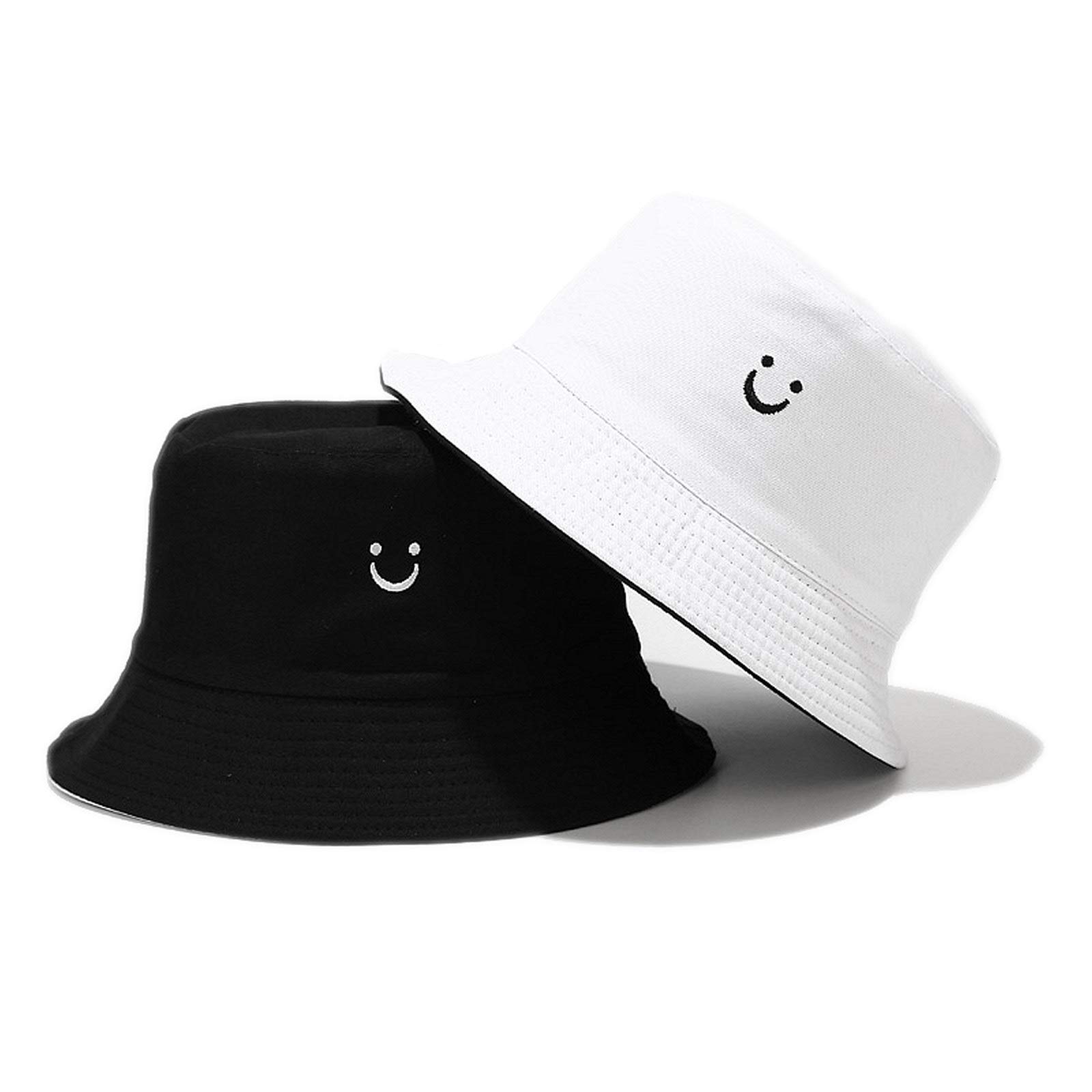 OCTEEN Bucket Hat Travel Bucket Hat 100% Cotton Sun Hat Unisex Beach Cap for Men Women Kid