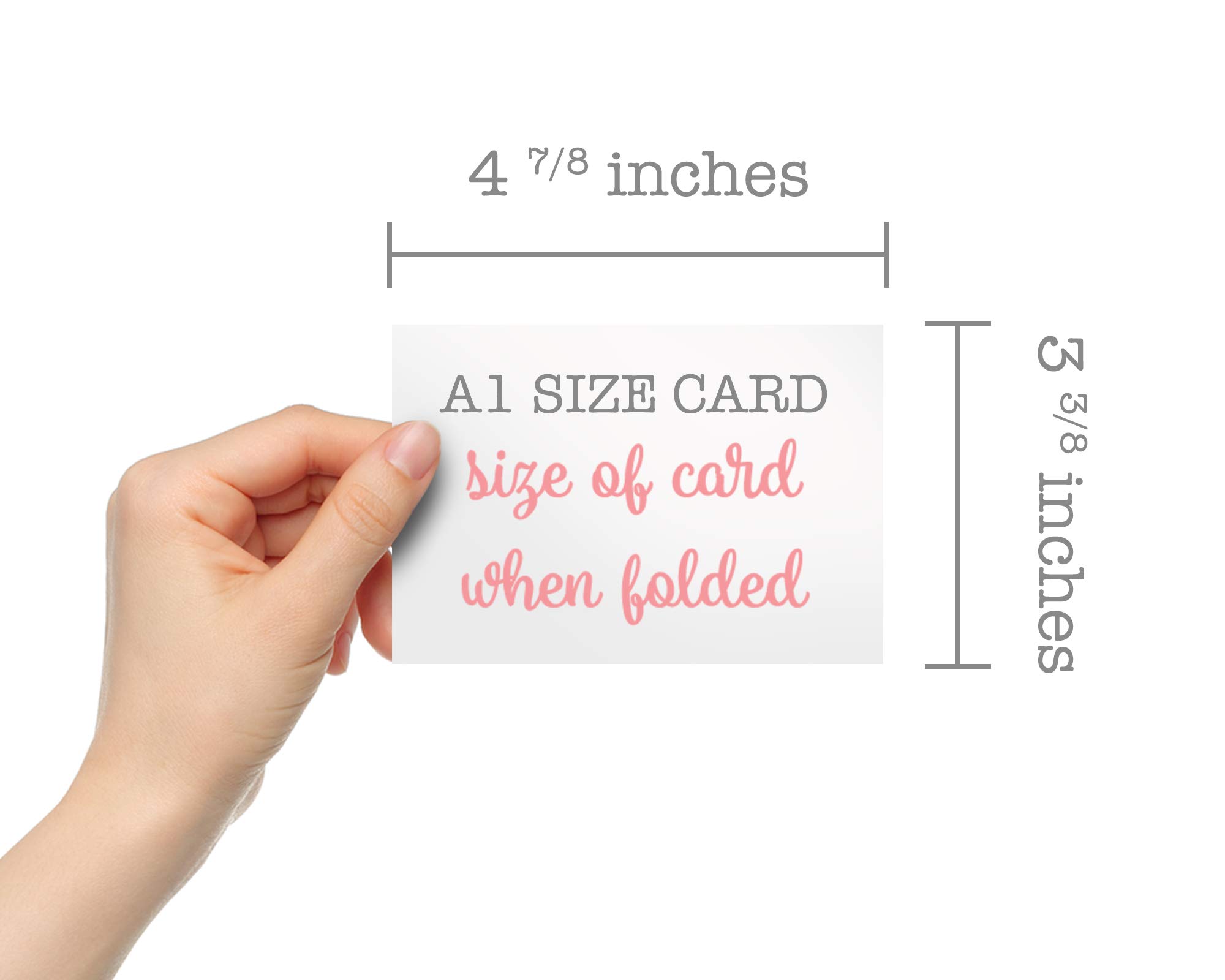Red Striped Formal Thank You Cards - Bulk Set of 100 Classic Note Cards with Envelopes - Perfect for Business Professionals & Special Events