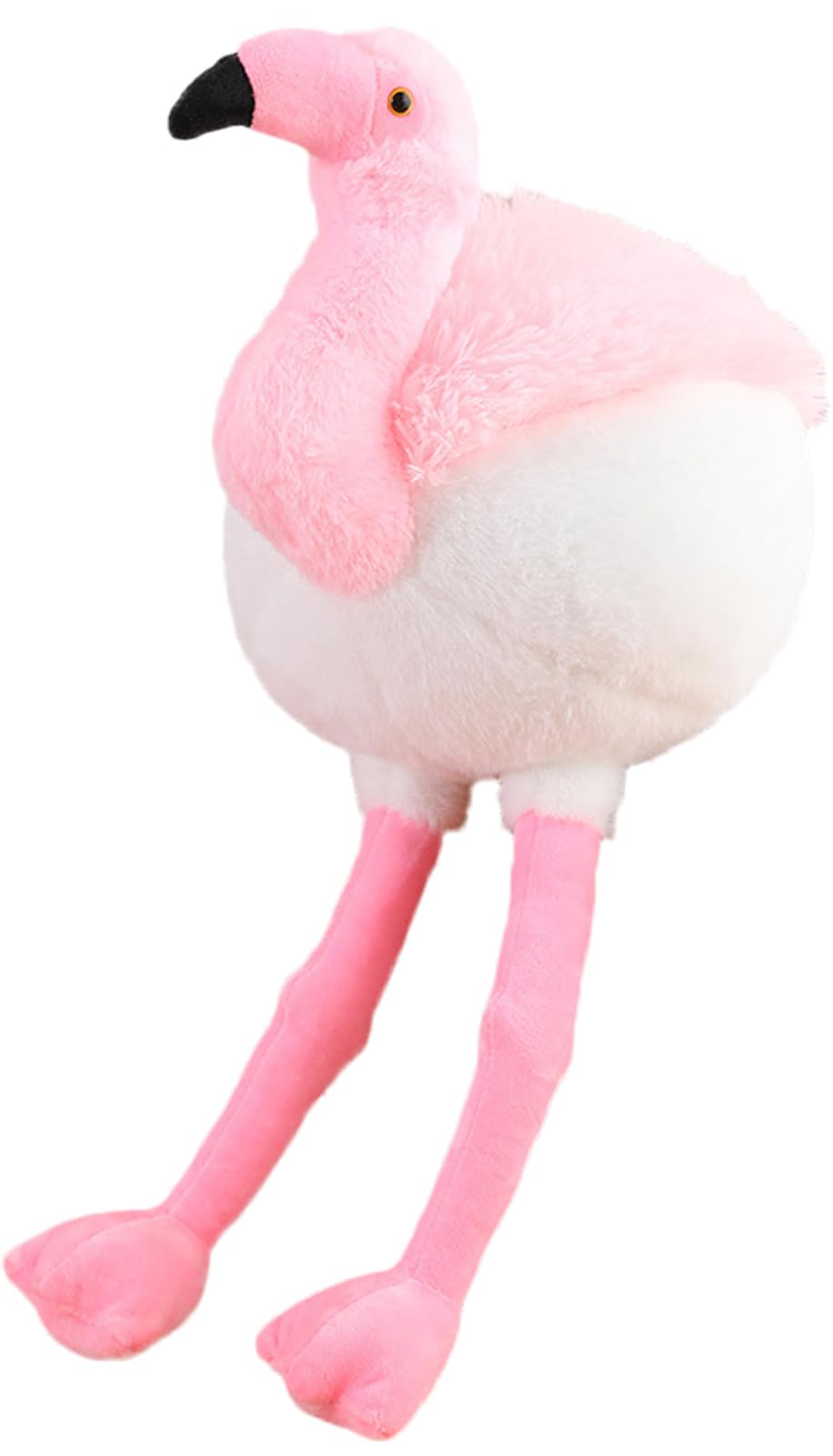 Soft Round Stuffed Flamingo Animal Plushie Fat Flamingo Plush Toys for Home Decor Cuddly Flamingo Pillow Hugging Flamingo Doll Gift for Kids or Lover (Pink, 19.7 Inch (from Head to feet))
