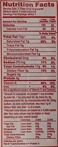 Gold Medal Mega Pop Popcorn Kit 8 oz produce "Butter like Flavored Popcorn" OU Kosher (4)