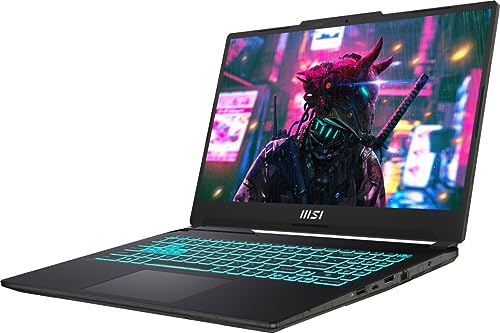 MSI Cyborg 15 Gaming Laptop, 15.6" 144Hz FHD IPS Display, 10-Core Intel Core i7-12650H, NVIDIA Geforce RTX 4060, 32GB DDR5 RAM, 1TB NVMe SSD, Backlit Keyboard, HDMI, USB-C, Win 11, w/Accessory Bundle