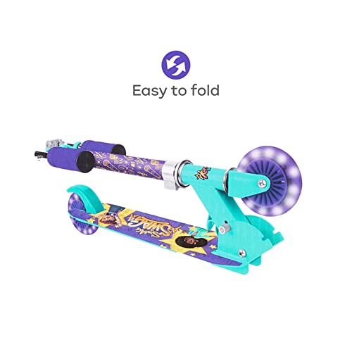 Karma’s World 2 Wheel Kick Scooter for Kids - Easy & Portable Fold-N-Carry Design, Ultra-Lightweight, Comfortable & Safe, Durable & Easy to Ride