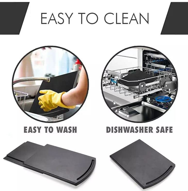 Rolling Appliance Tray | Counter Space Saver | 12" Sliding Caddy