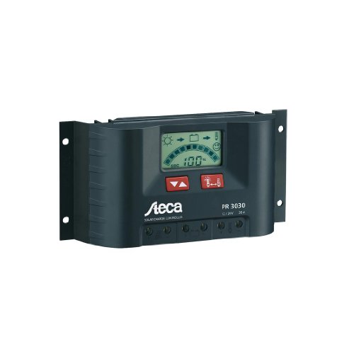 STECA 12/24 Volt 10 Amp Solar Charge Controller with LCD Display