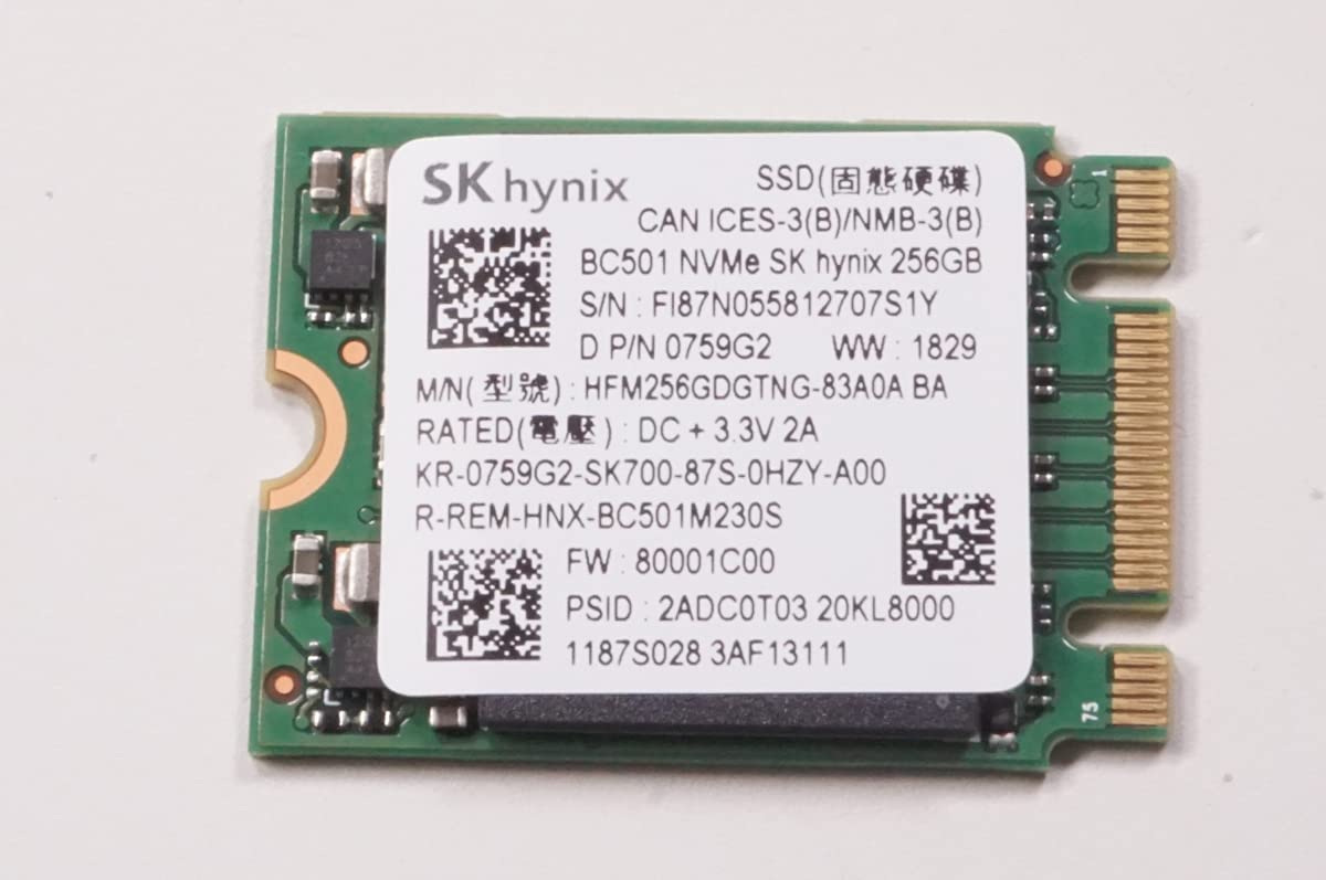 FMB-I Compatible with KBG30ZMS256G Replacement for Dell 256GB TLC PCI Express Internal Solid State Drive