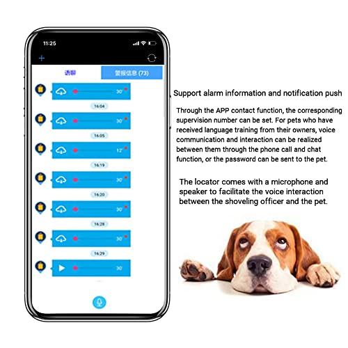 STWAZN Real Time GPS Tracker 4G, Dog/Cat Locator Activity Monitor, 90 Day Ultra Long Track View, Fence Alarm, Lightweight Waterproof Pet Detector,Android/Apple iOS Compatible (Cat)