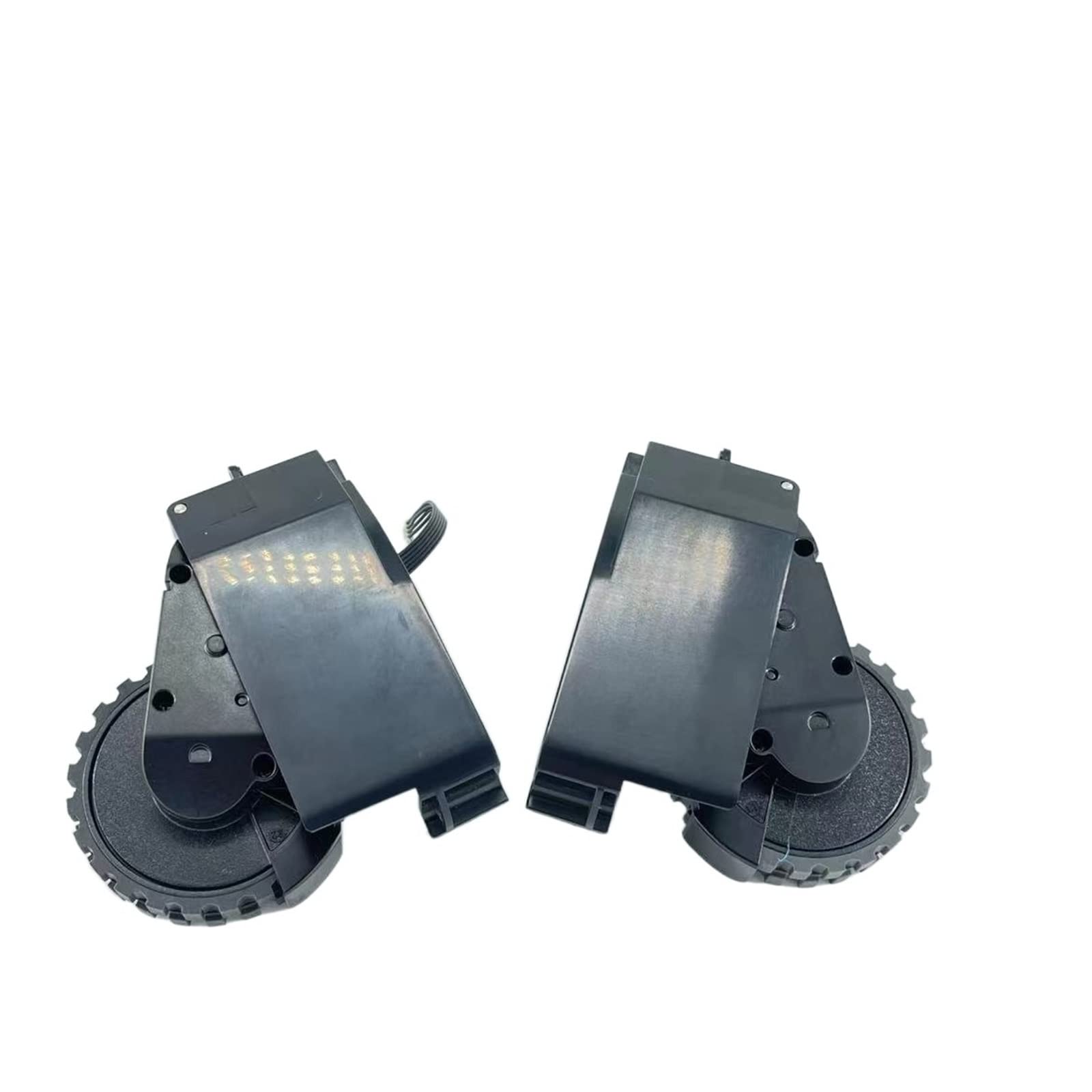 Traveling Wheel Module,Right And Left Spare Parts Wheel, .Compatible For Proscenic. M7 Pro M8 Pro Wheel Motor Vacuum Cleaner (Color : Black L R)