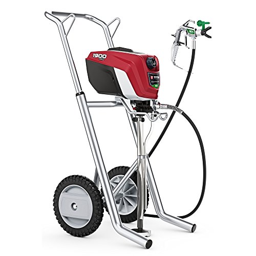 Titan Tool ControlMax 0580008 1900 PRO High Efficiency Airless Paint Sprayer, HEA Technology decreases Overspray by up to 55% While Delivering Softer Spray