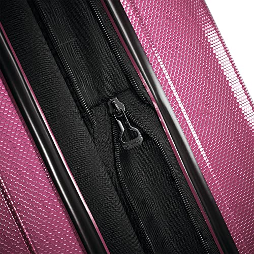Samsonite SWERV DLX 28-Inch Tall Lightweight Hardside Travel Suitcase with 4 Spinner Wheels, Telescoping Handle, and TSA Lock, Solar Rose