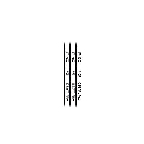 OLSON SAW FR49202 Reverse Tooth Scroll Saw Blade,Black