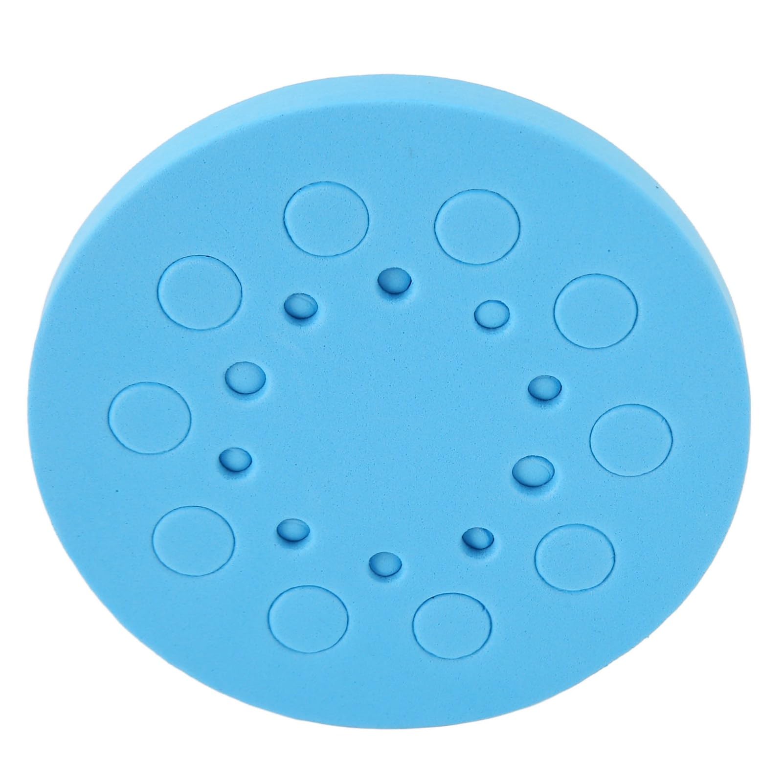 Round Foam Test Tube Rack Floating Centrifuge Tube Holder Water Bath School Laboratory (Blue 20 Holes)