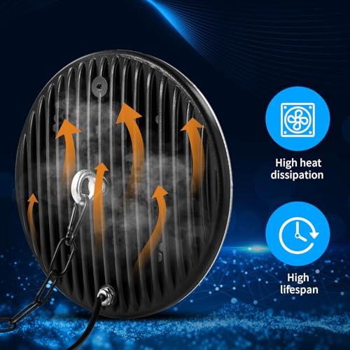 Sararoom 10Packs UFO LED High Bay Light, 200W 20000LM Workshop Lighting, 6500K Daylight White Industrial Lamp High Bay Light, IP66 Waterproof Commercial Bay Lighting for Factories,Garage,Warehouse