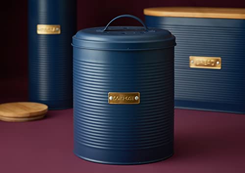 Rayware Typhoon Otto Collection | Compost Caddy - Navy, 2.5 L (1401.231)