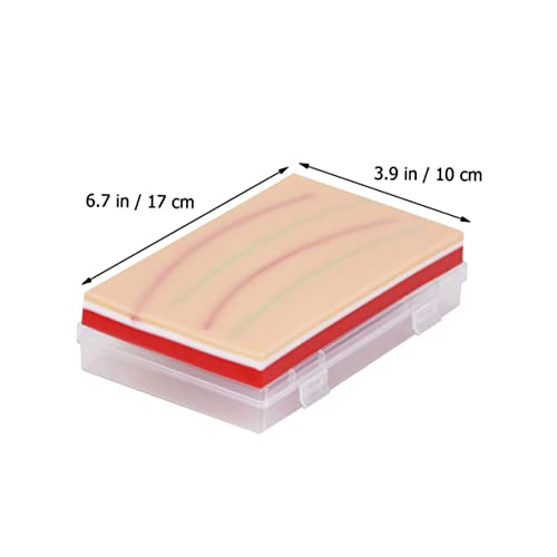 ULTECHNOVO Iv Practice Suture Practice Pad Iv Practice Arm with Veins Injection Training Model Skin Injecting Training Model Silicone Injection Training Pad Injection Practice Kit Nurse Major