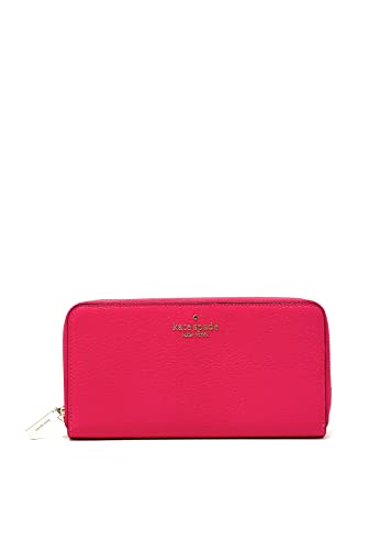 Kate Spade New York Leila Large Leather Continental Wallet Gold/Bikini Pink