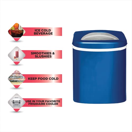 RYUUZA 26lb. Portable Countertop Ice Maker, Blue, EFIC108