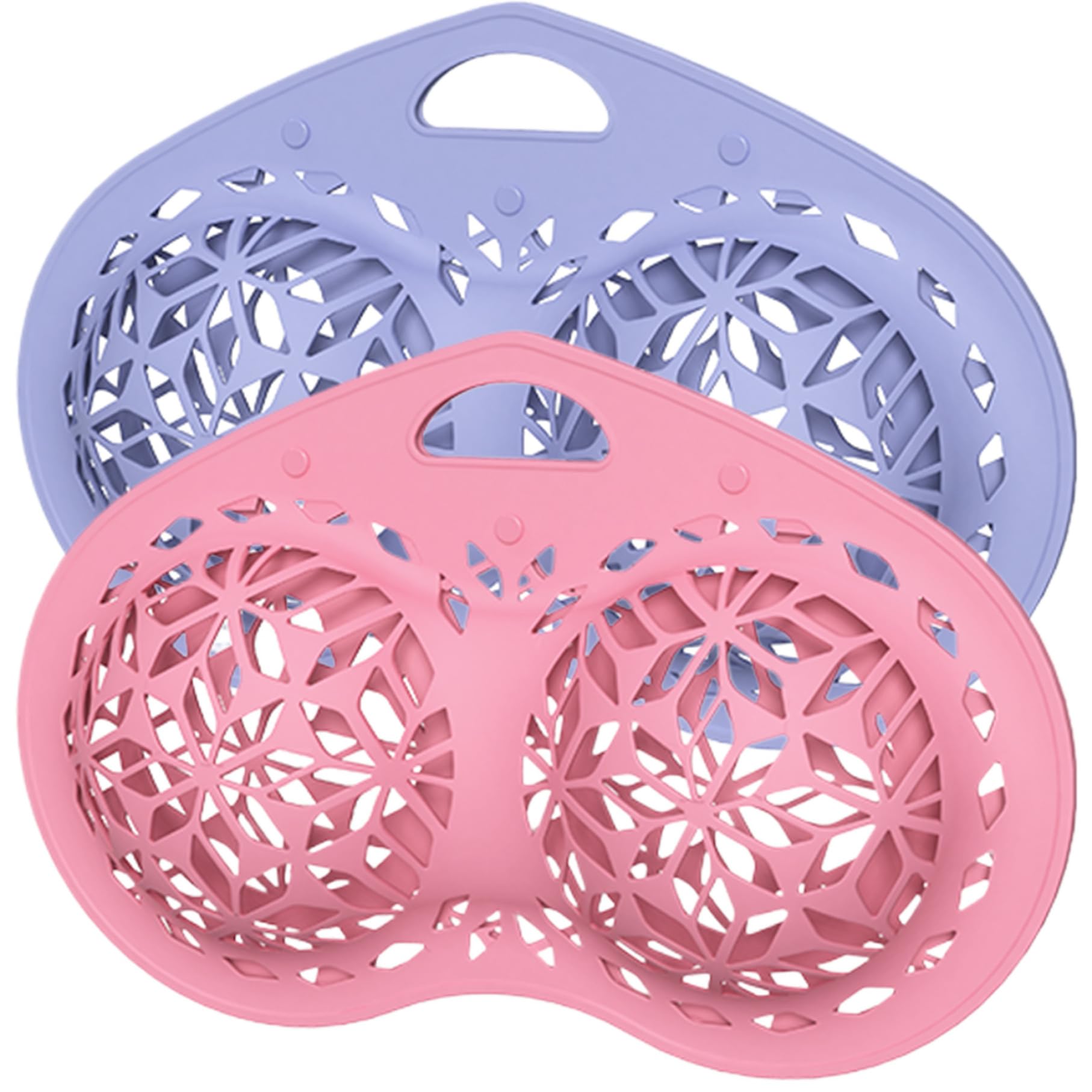 Silicone Bra Washing Bag Anti Deformation Bra Bags for Laundry Flexible Lingerie Bags with Snap Button for Washing Delicates Bra Washer Protector 15 X9.7 Inch Purple Storage Items
