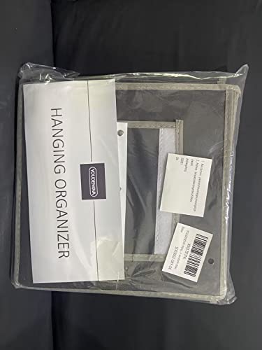 YOUDENOVA Hanging Closet Organizer and Storage, 6-Shelf Closet Hanging Storage Shelves,Grey