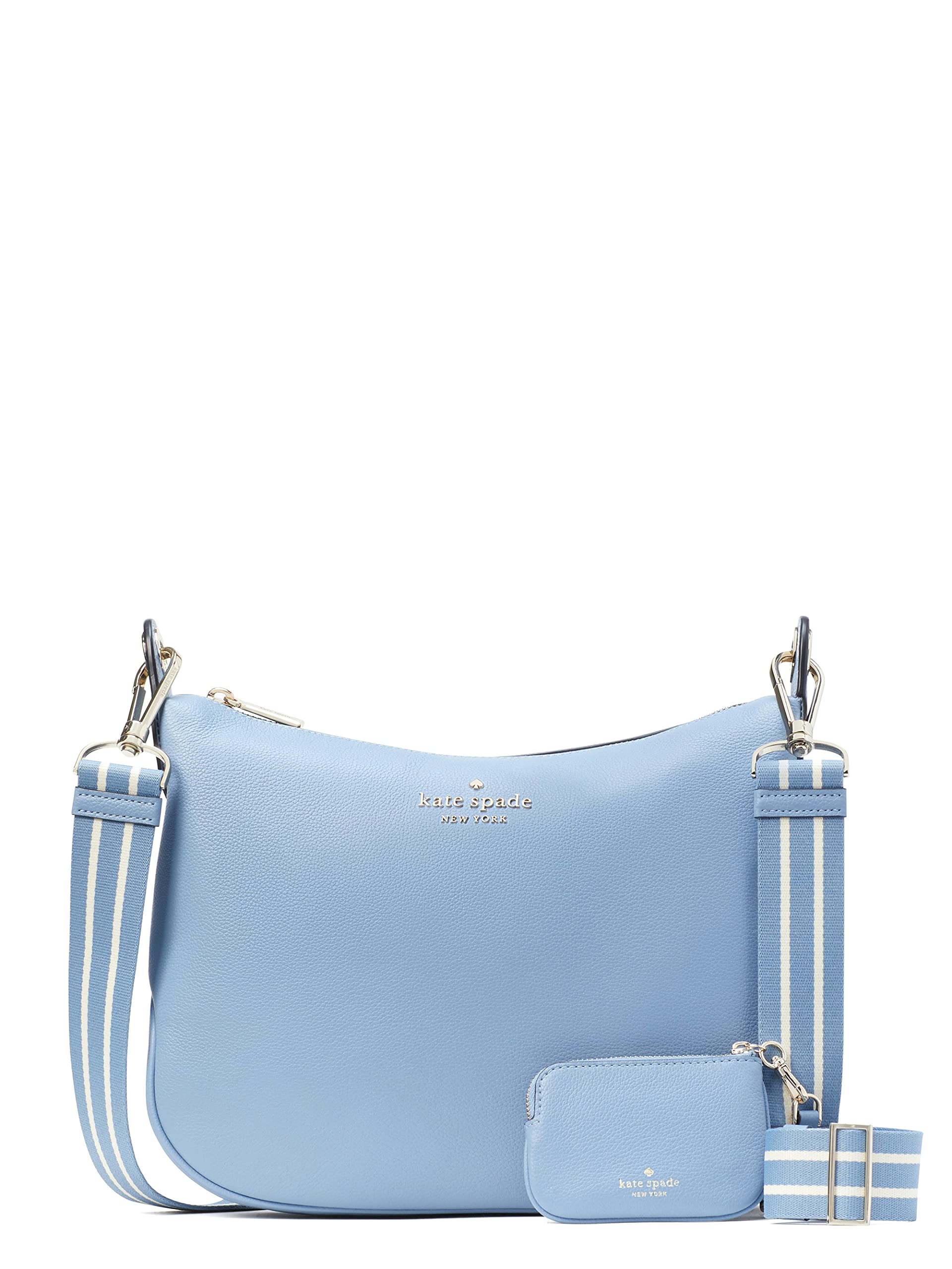 Kate Spade Rosie Leather Shoulder Bag (Dusty blue)