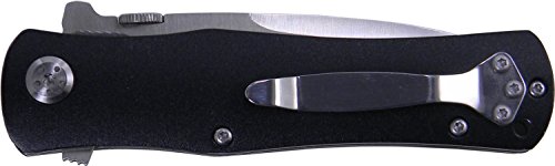Personalized Add Your Custom-Made Text Folding Aluminum Engraved Name Customized Pocket Hunting Personal Knife with Pocket Clip (Black Handle)