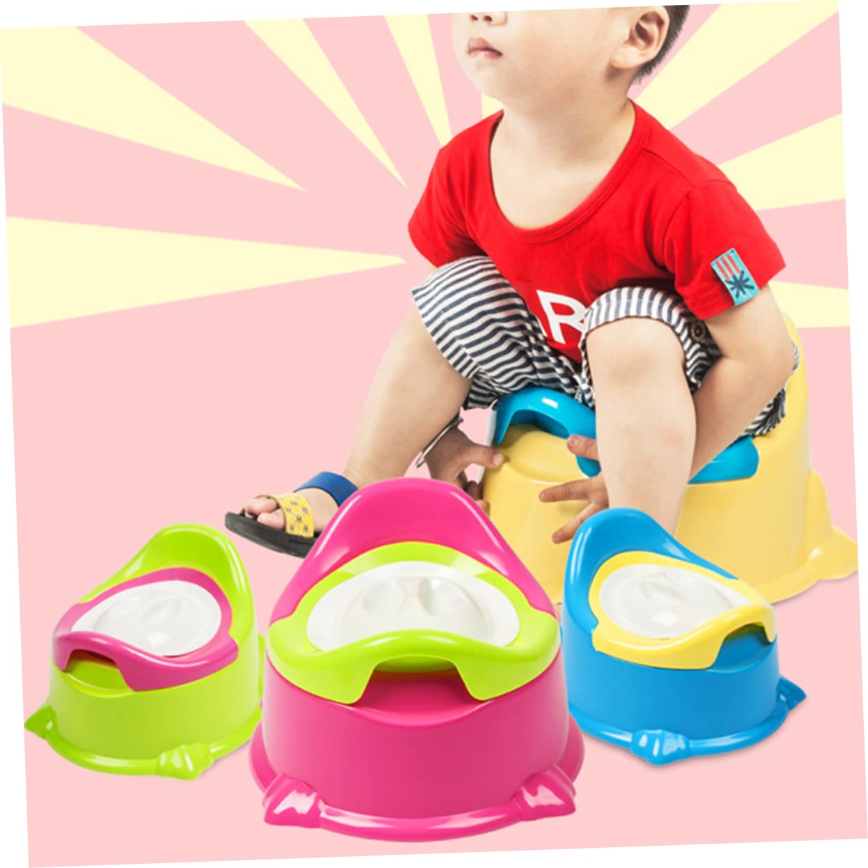 ORFOFE Potty Training Seat with Removable Bowl Easy Cleaning for Toddlers Potty Training Toilet
