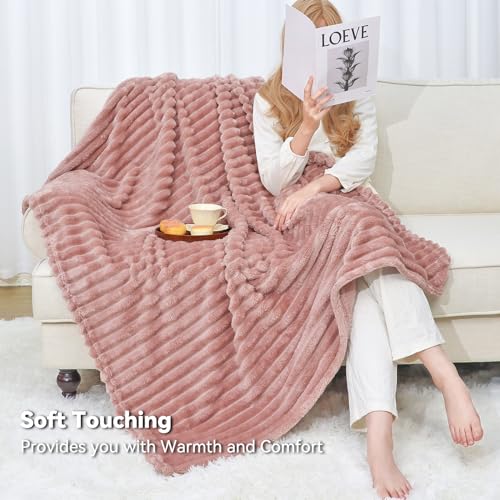 Warm Blanket Pink Soft Fleece Blankets Kids Blankets for Girls